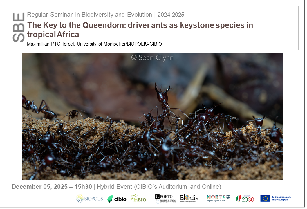 BIOPOLIS/CIBIO-InBIO REGULAR SEMINAR | The Key to the Queendom: driver ...